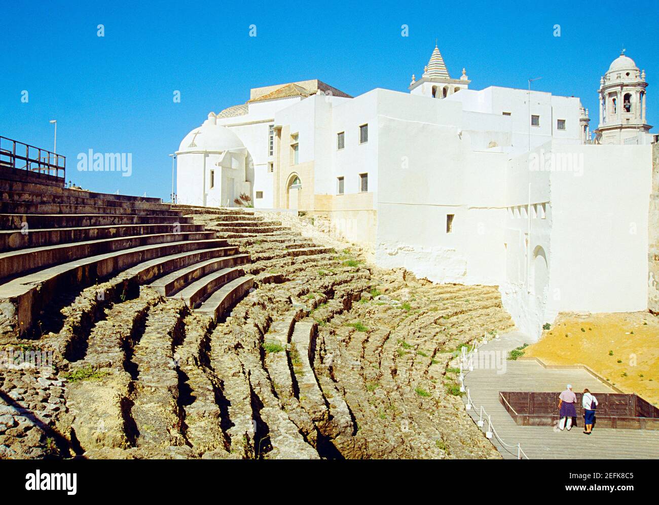 Ruins of Roman theatre. Cadiz, Spain Stock Photo - Alamy