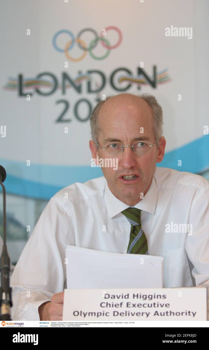 Olympic delivery authority chief executive david higgins hi-res stock ...