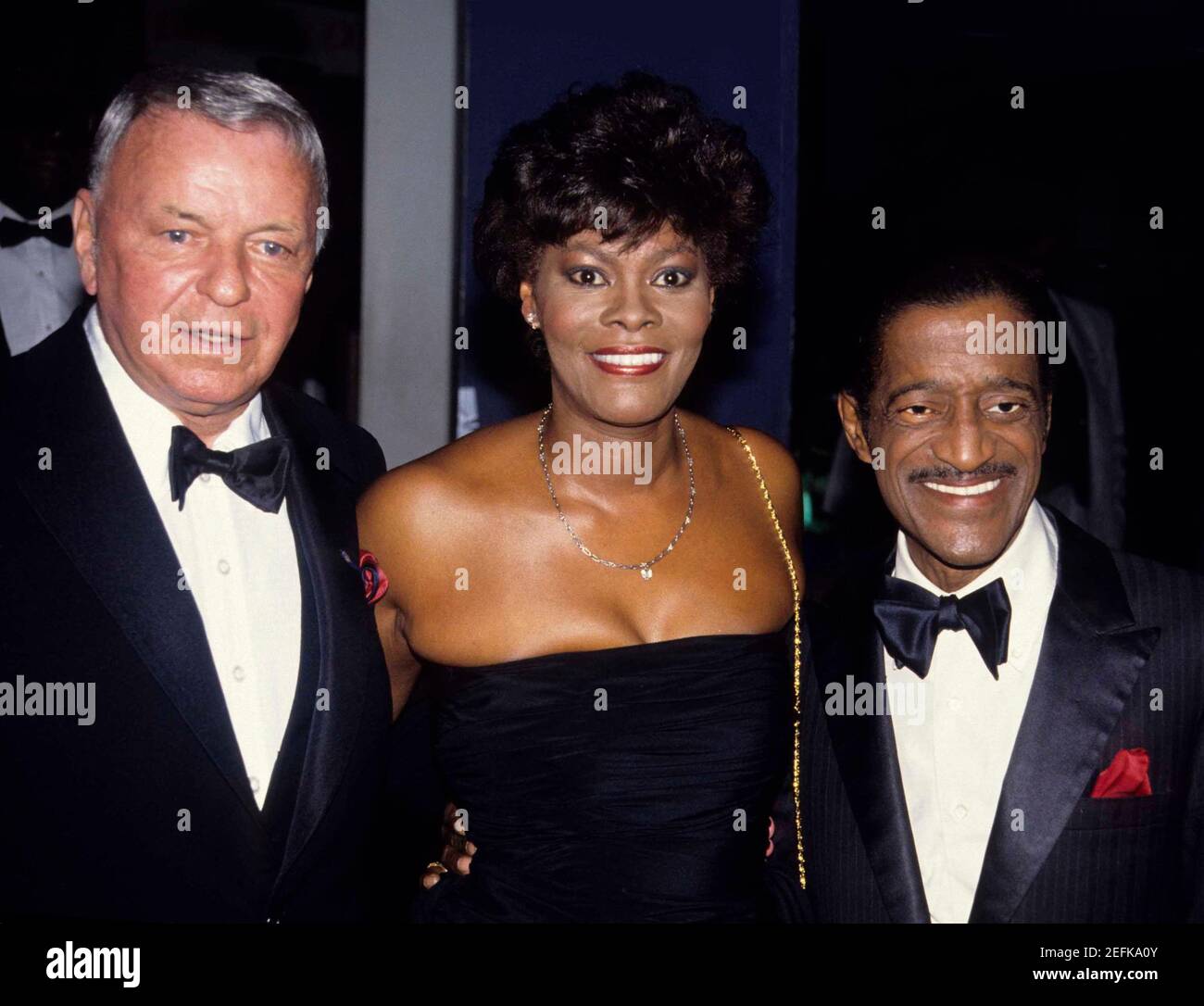 Frank Sinatra, Dionne Warwick Sammy Davis Jr. 1980s Photo by Adam Scull ...