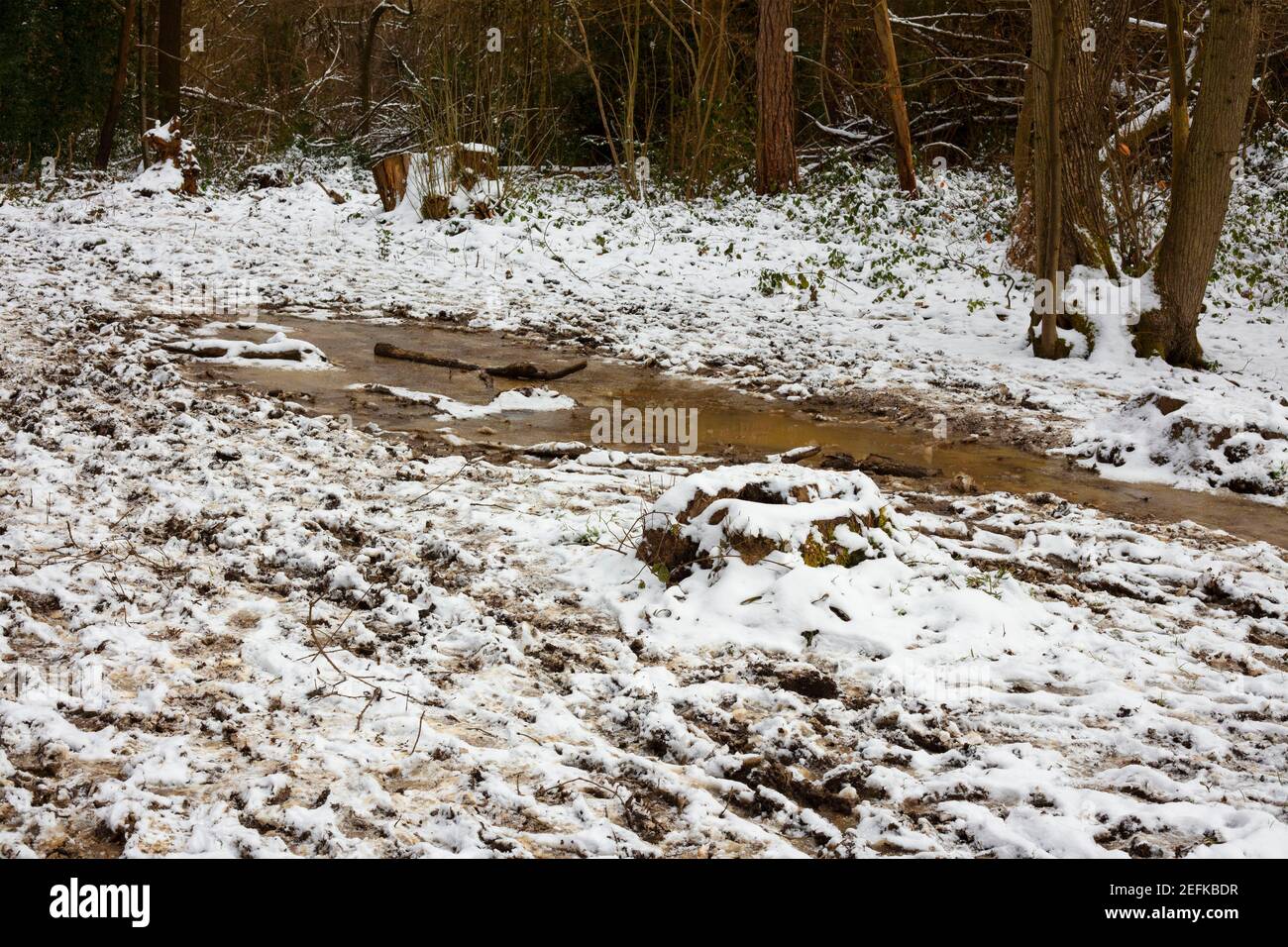 Abstract natural patterns of water, snow and ice Stock Photo - Alamy