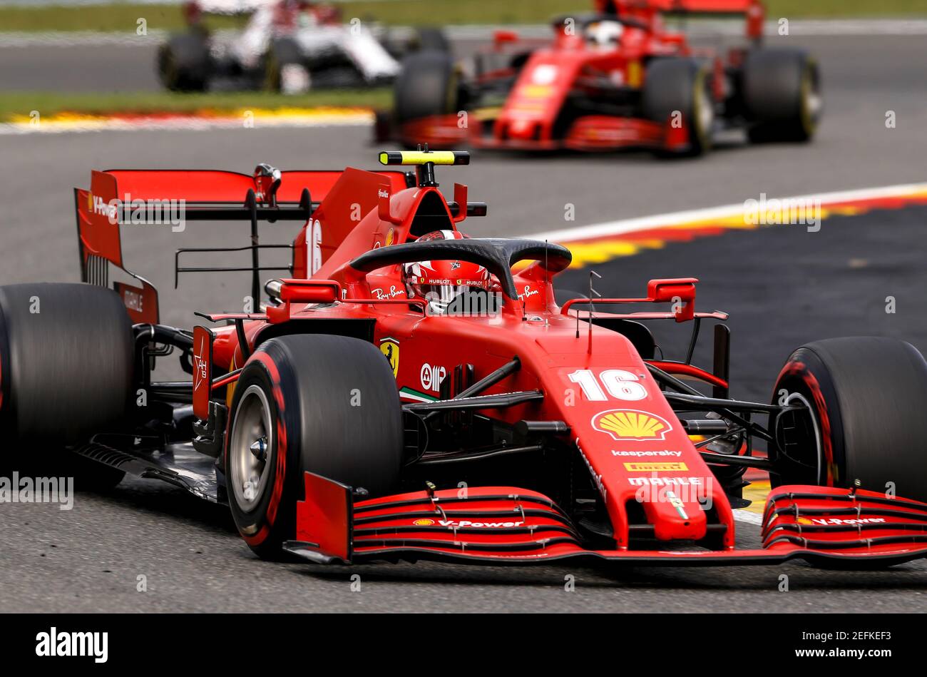 16 LECLERC Charles (mco), Scuderia Ferrari SF1000, action during the Formula 1 Rolex Belgian ...