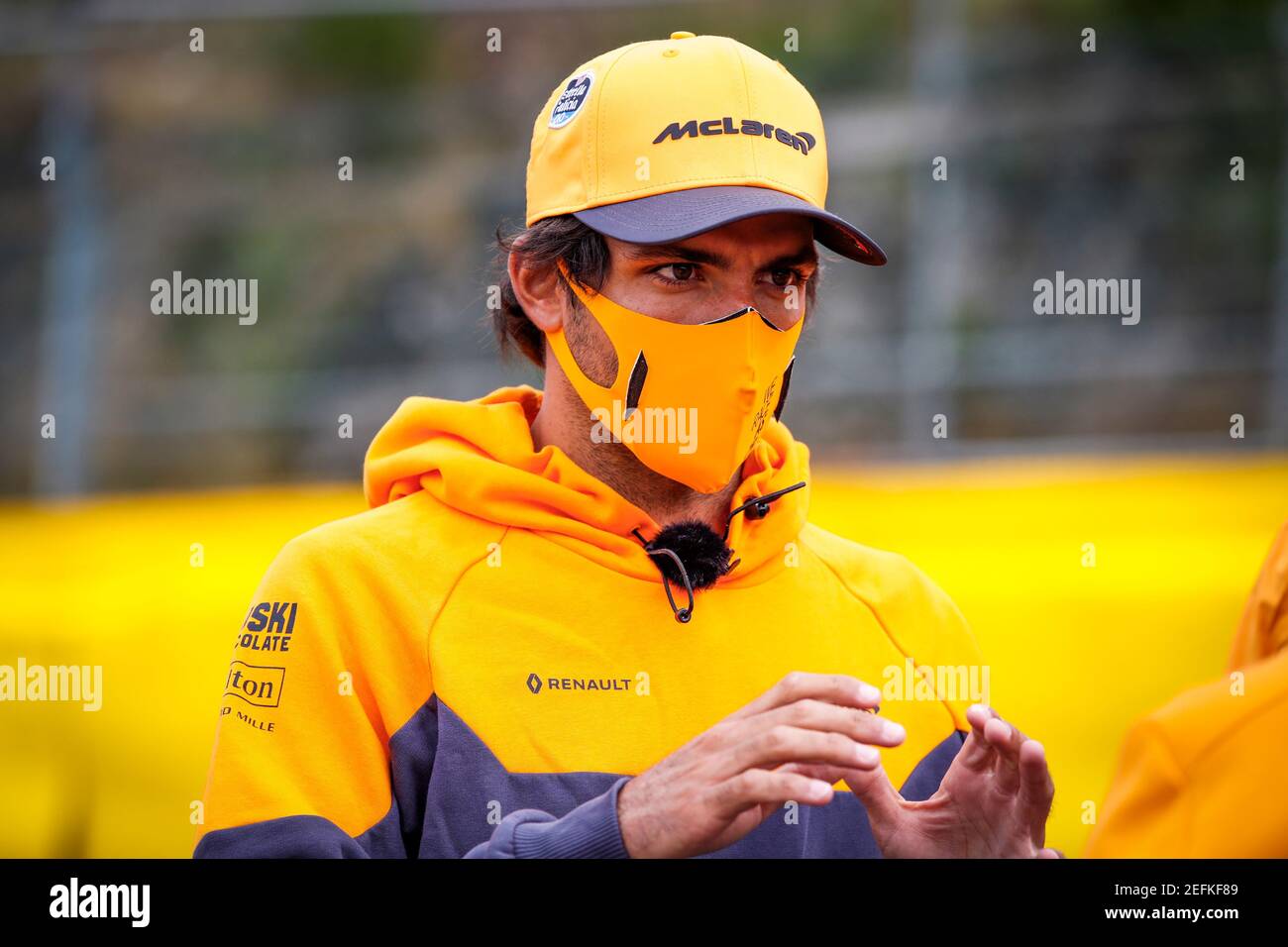 SAINZ Carlos (spa), McLaren Renault F1 MCL35, portrait during the ...