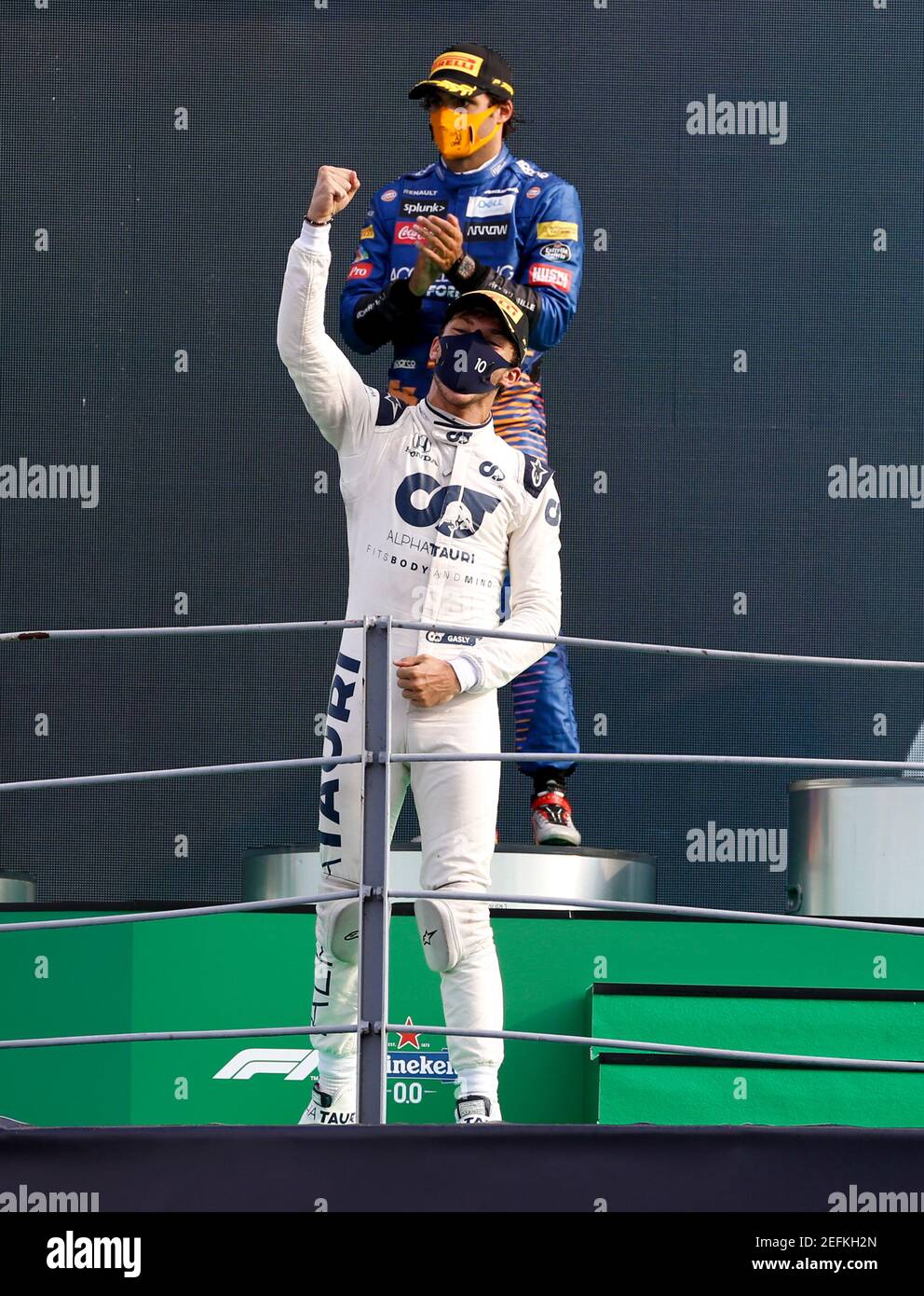 Formula 1 2020 italian grand prix podium hi-res stock photography and ...