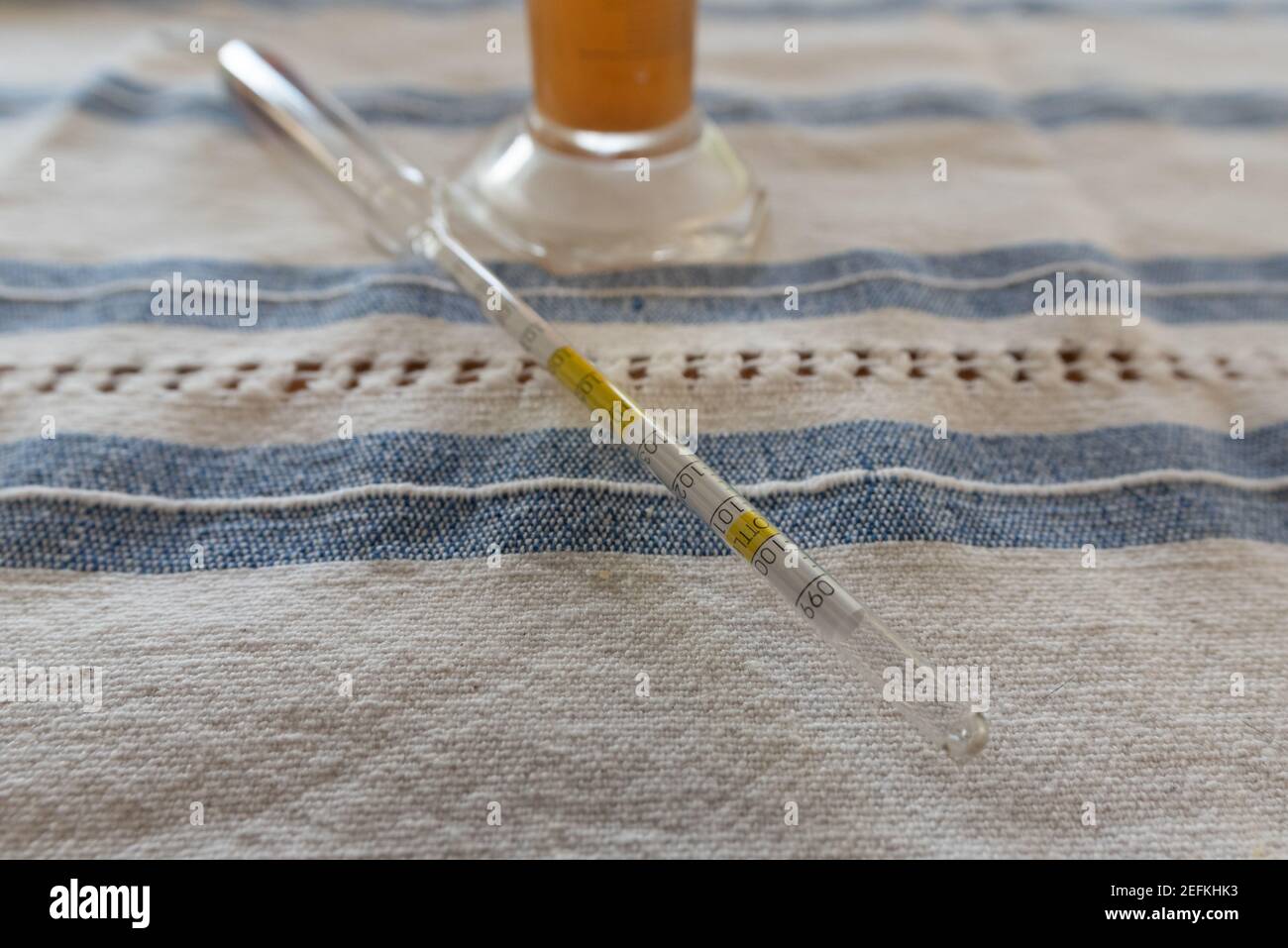 Measurement of alcohol content in beer. One of the most essential ...