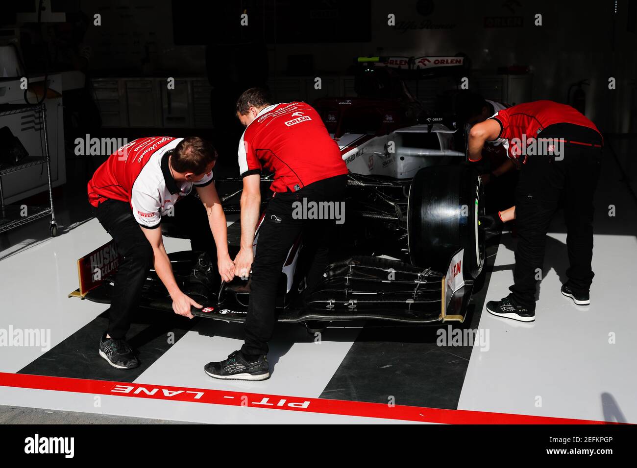 Alfa Romeo Racing ORLEN Team, during the Formula 1 Rolex Belgian Grand ...