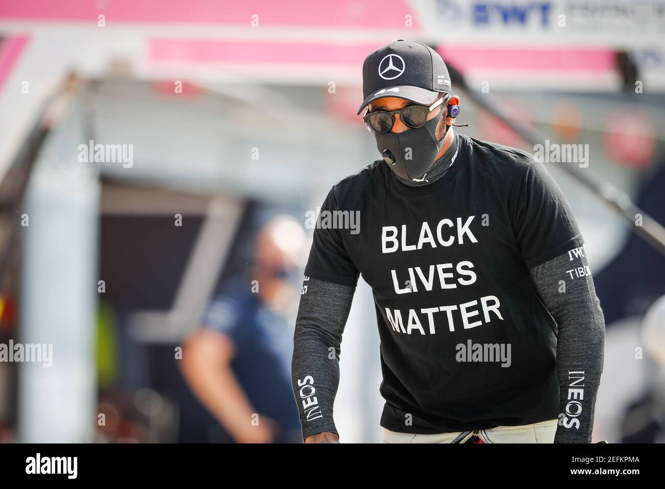 HAMILTON Lewis (gbr), Mercedes AMG F1 GP W11 Hybrid EQ Power+, portrait ...