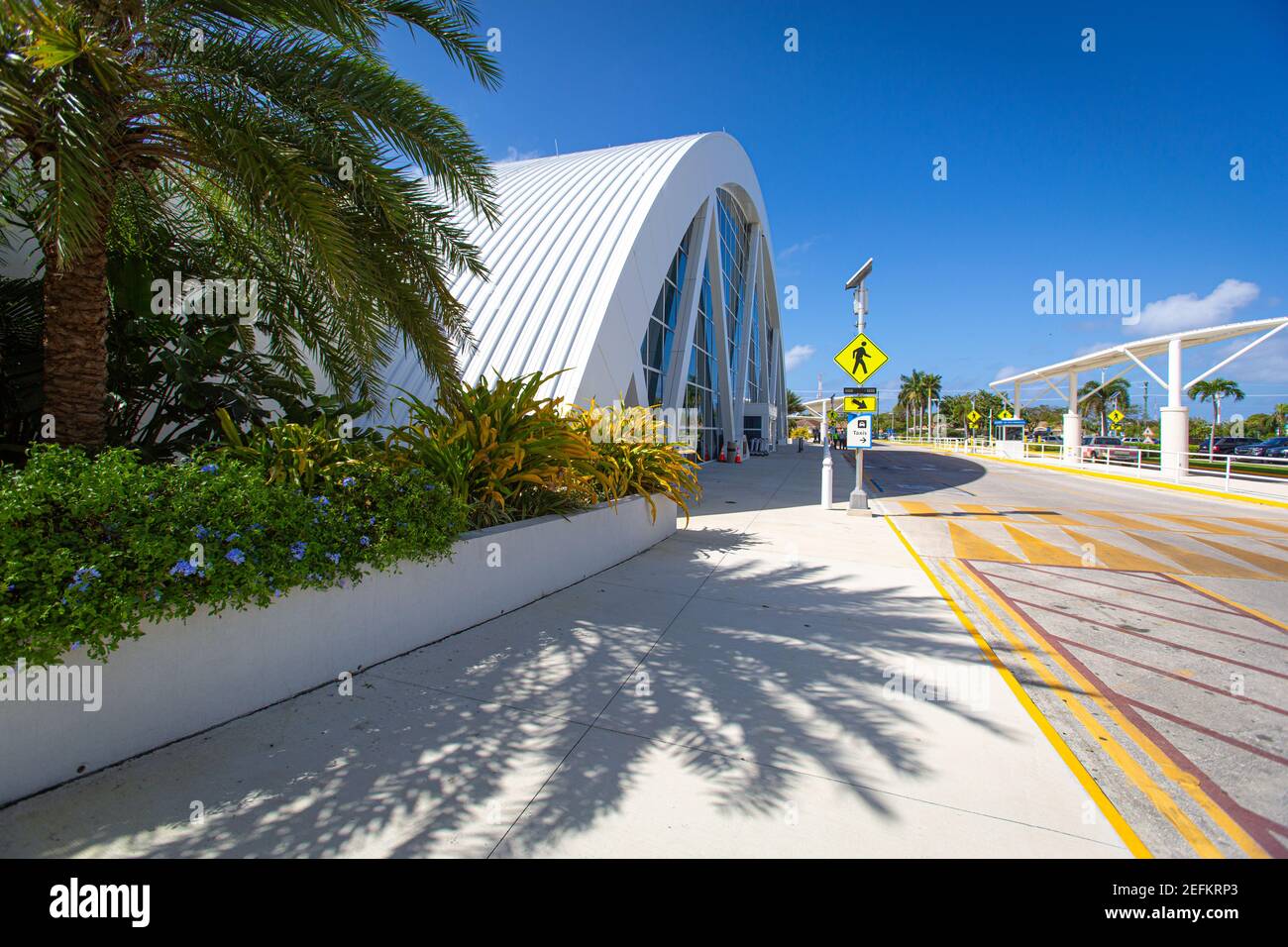 Stunning View of the Owen Roberts International Airport Terminal ...