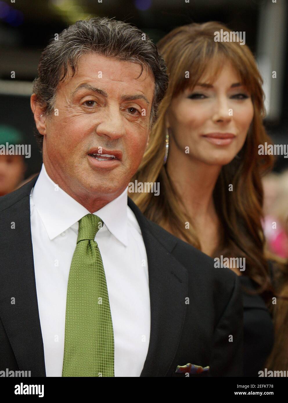 Jennifer flavin and sylvester stallone hi-res stock photography and ...