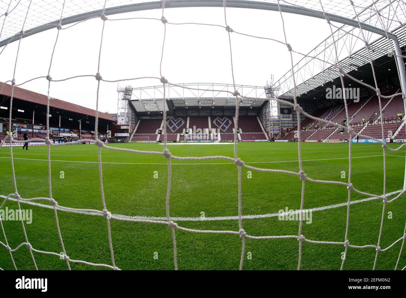 General view of tynecastle stadium hi-res stock photography and images ...