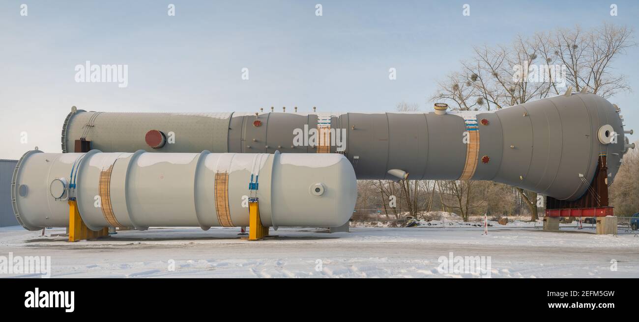 Reactor for the production of polypropylene in a newly built chemical ...