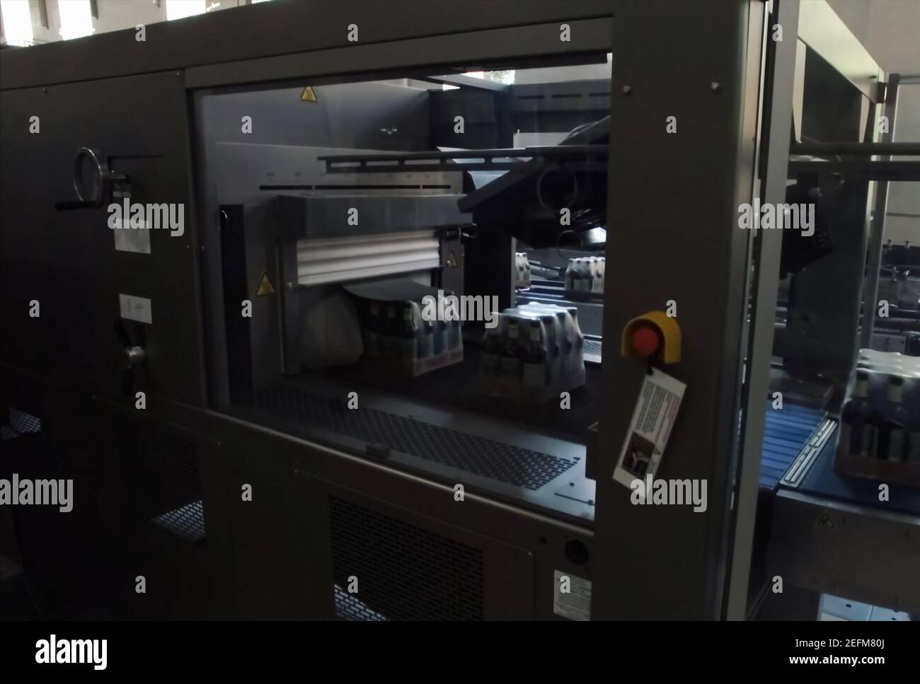 a Brewery, bottling and bottle transfer line Stock Photo - Alamy