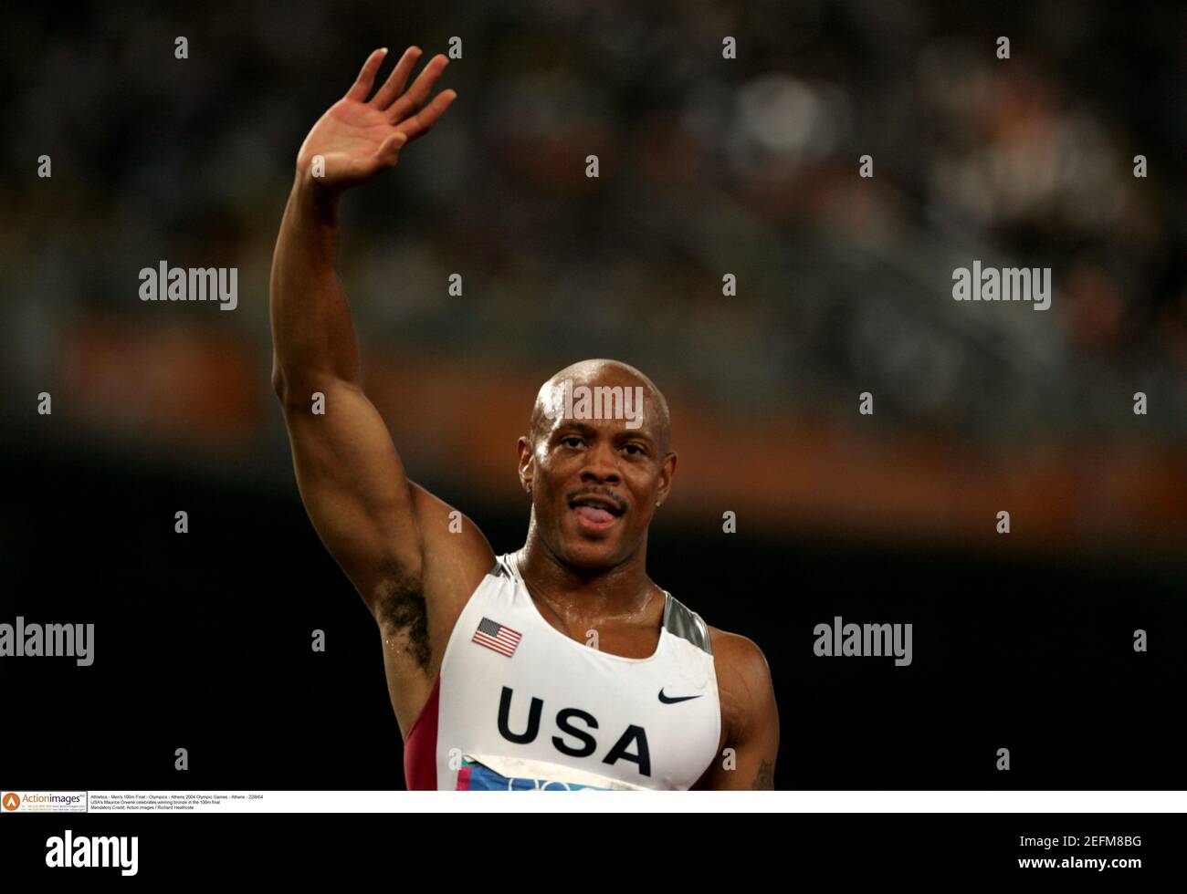 Usas maurice greene bronze hi-res stock photography and images - Alamy