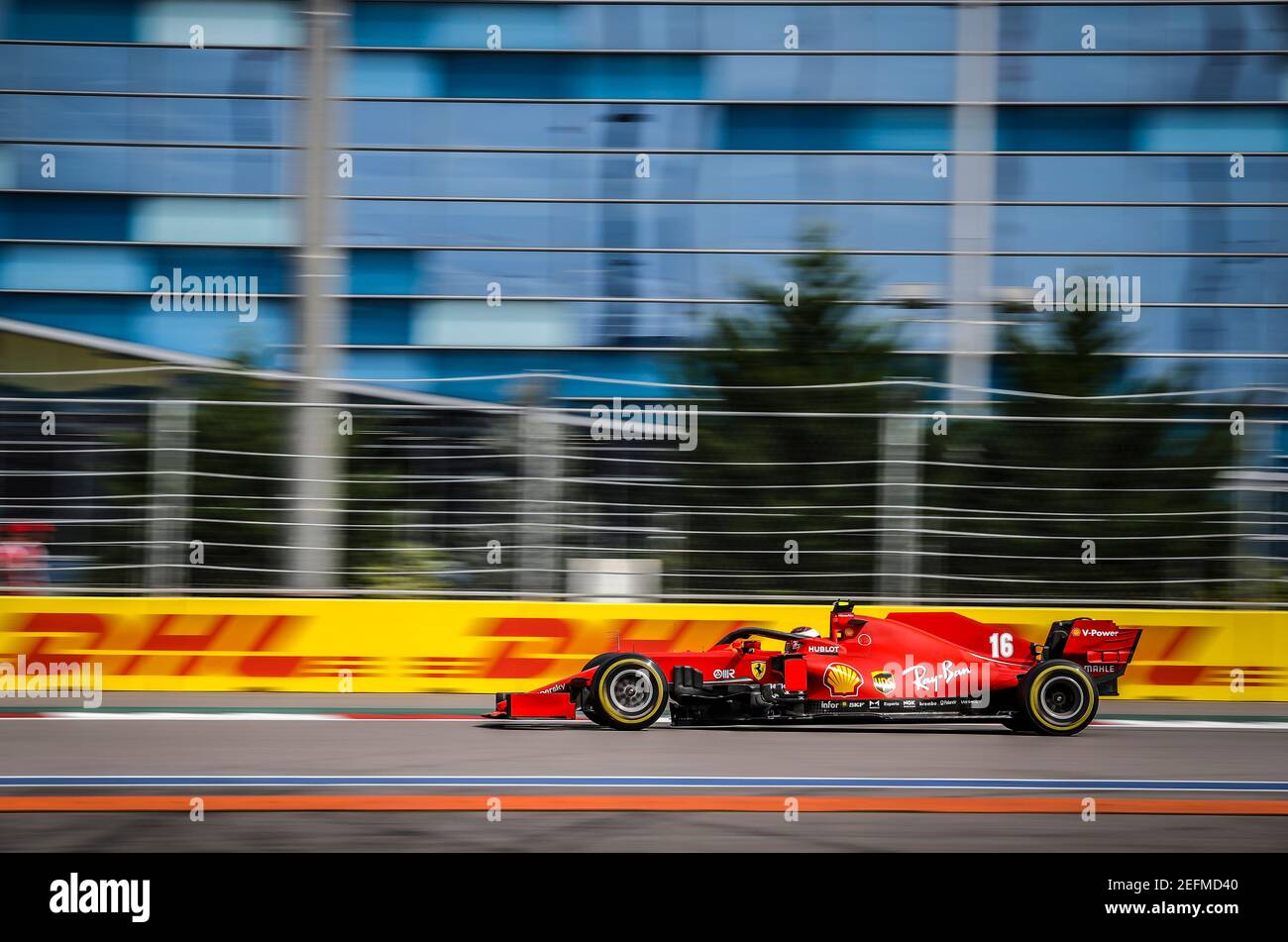 16 LECLERC Charles (mco), Scuderia Ferrari SF1000, action during the Formula 1 VTB Russian Grand ...