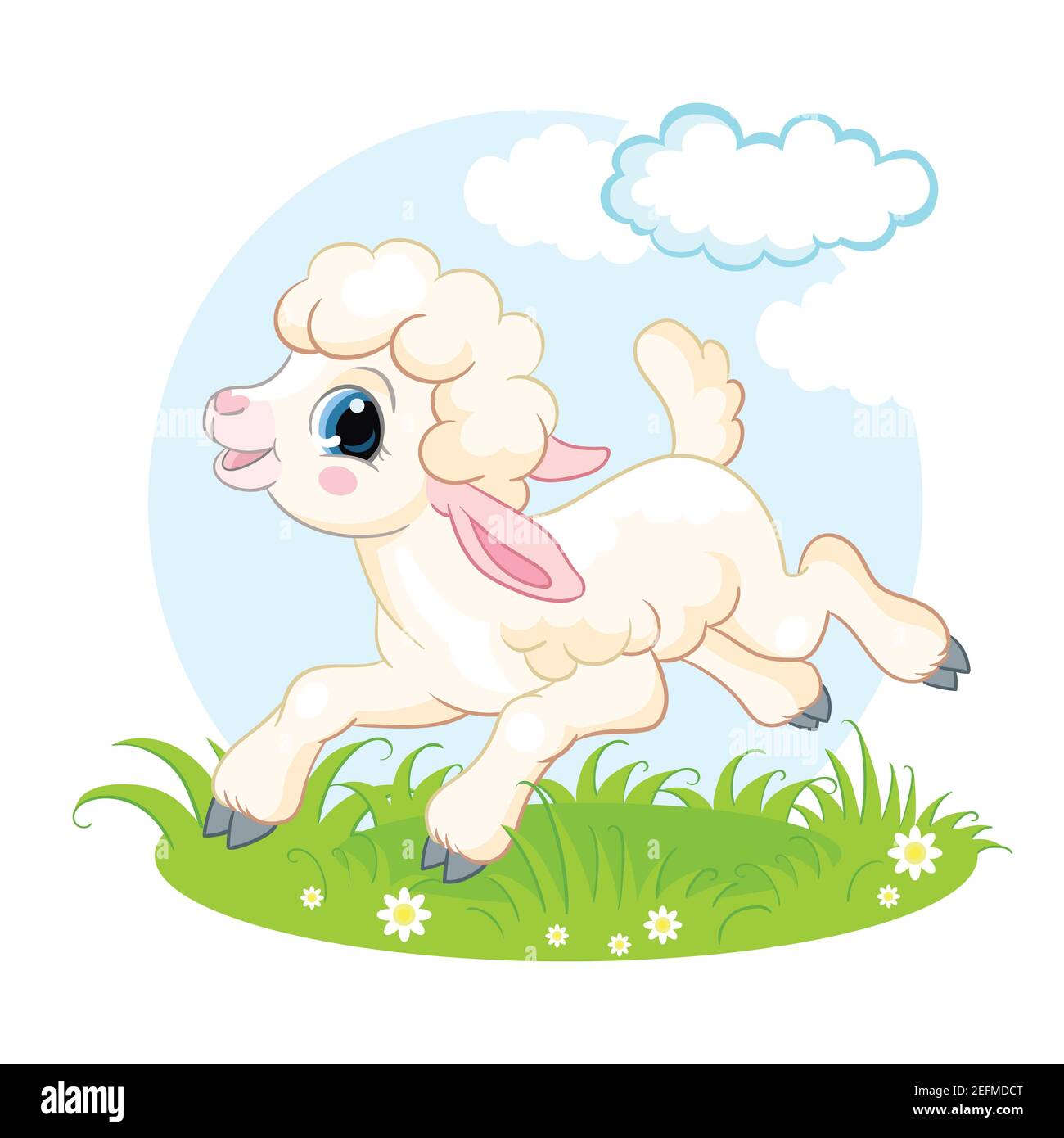Lamb illustration hi-res stock photography and images - Alamy