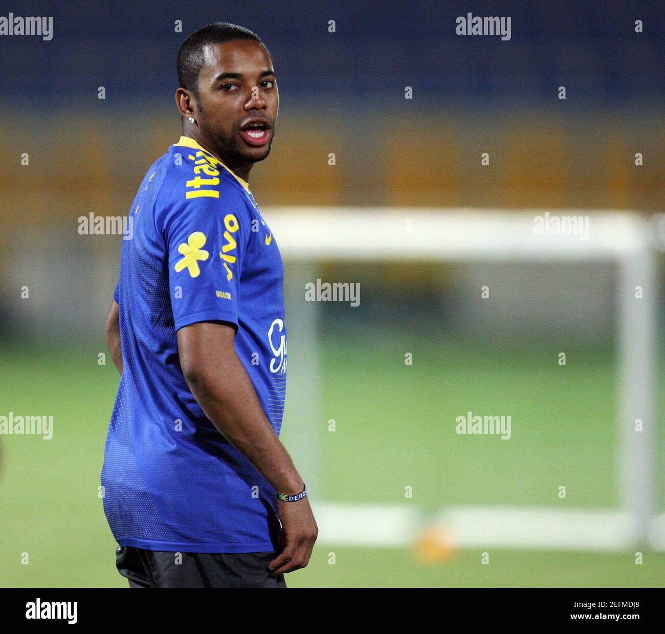 Brazils robinho during training hi-res stock photography and images - Alamy