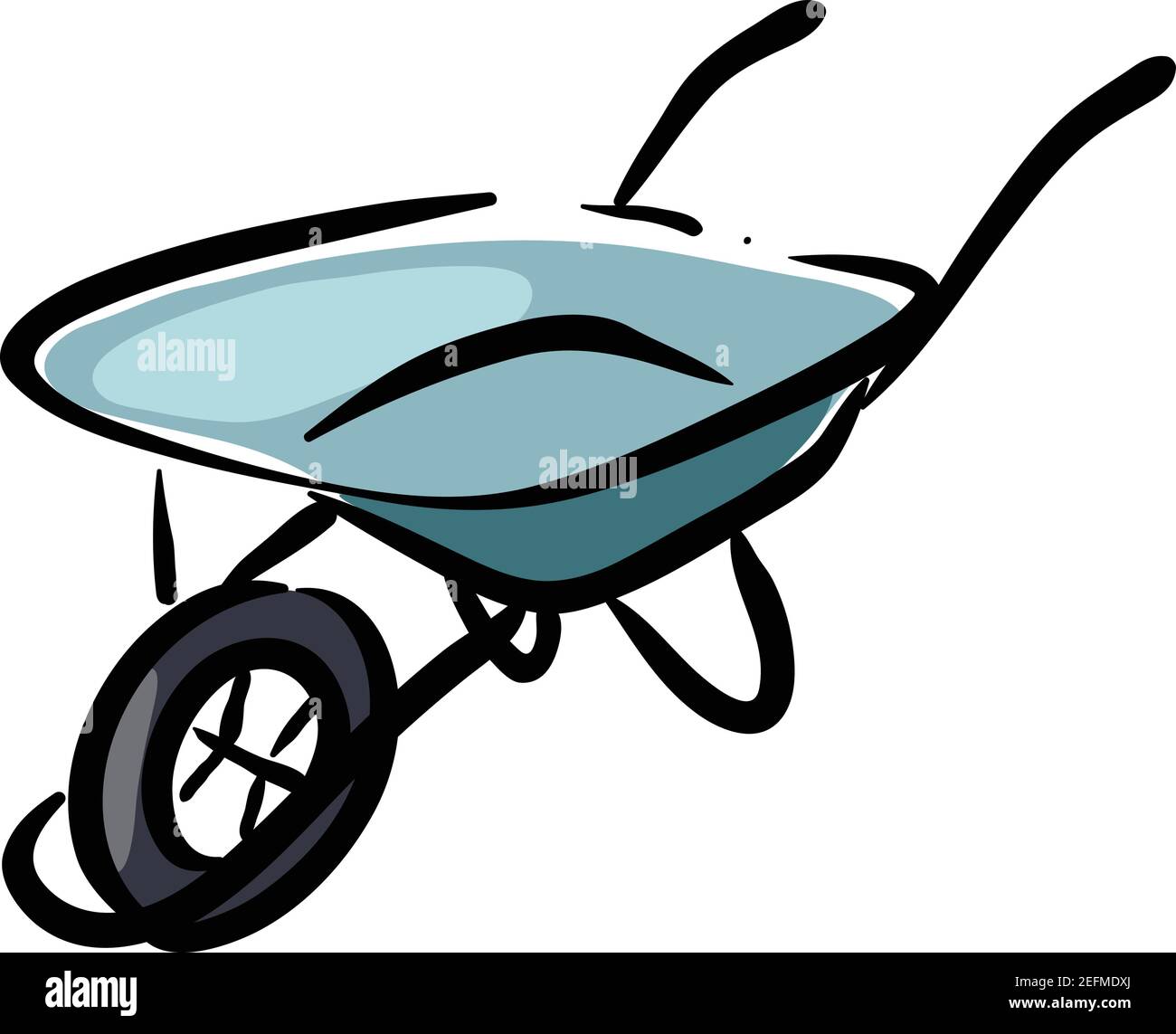 Wheelbarrow Vector Vectors Hi Res Stock Photography And Images Alamy