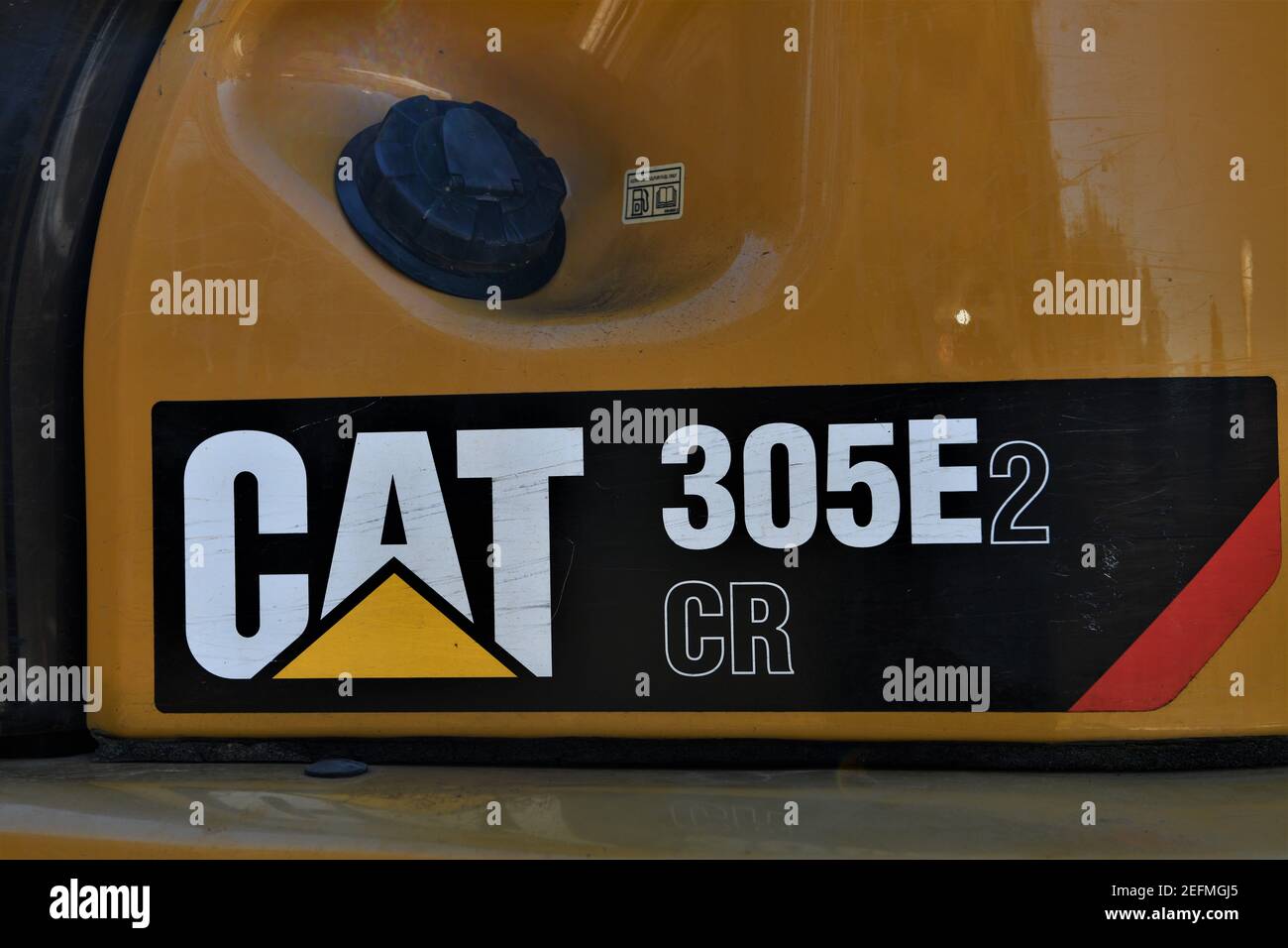 Caterpillar trackhoe hi-res stock photography and images - Alamy