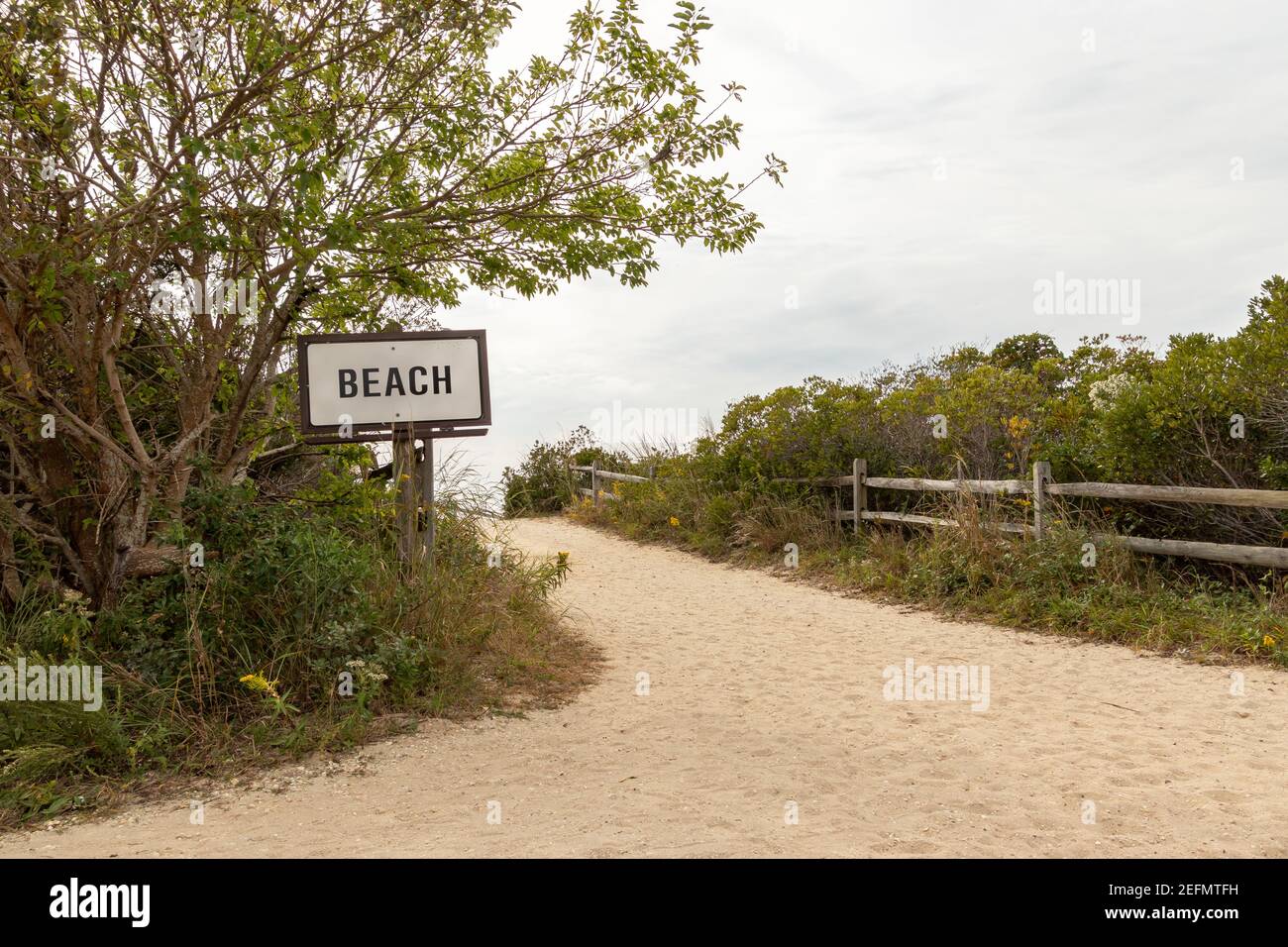New dune access to beach in new jersey hi-res stock photography and ...