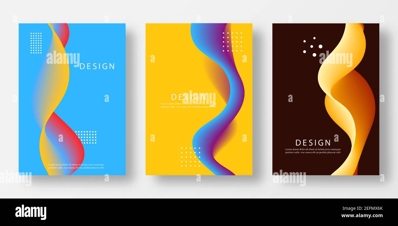 Wavy background. Dynamic effect wave abstract vector Design template,modern pattern Stock Vector ...