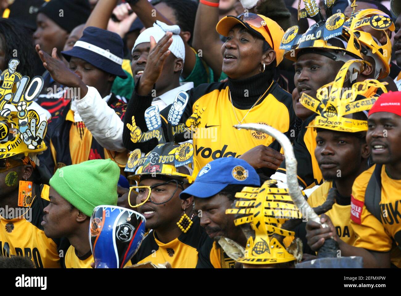 Kaizer chiefs fans hi-res stock photography and images - Alamy