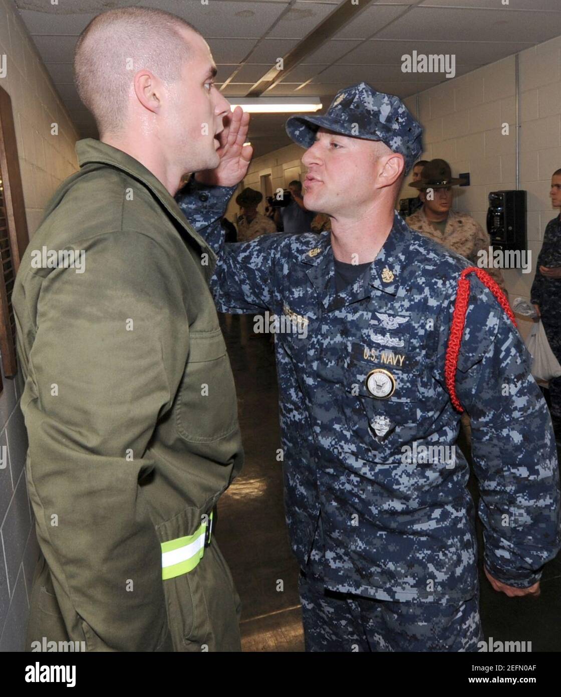 Officer candidates go through training Stock Photo - Alamy