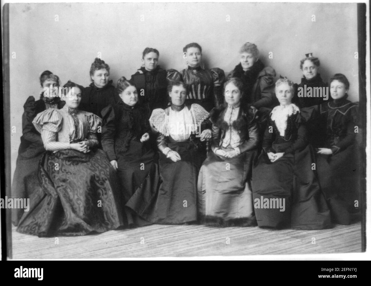 Officers of the Mothers' Congress, Feb. 7, 1897, Wash., D.C. Phoebe ...