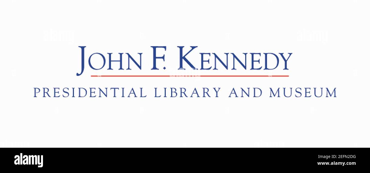 Official logo of the John F. Kennedy Presidential Library Stock Photo ...