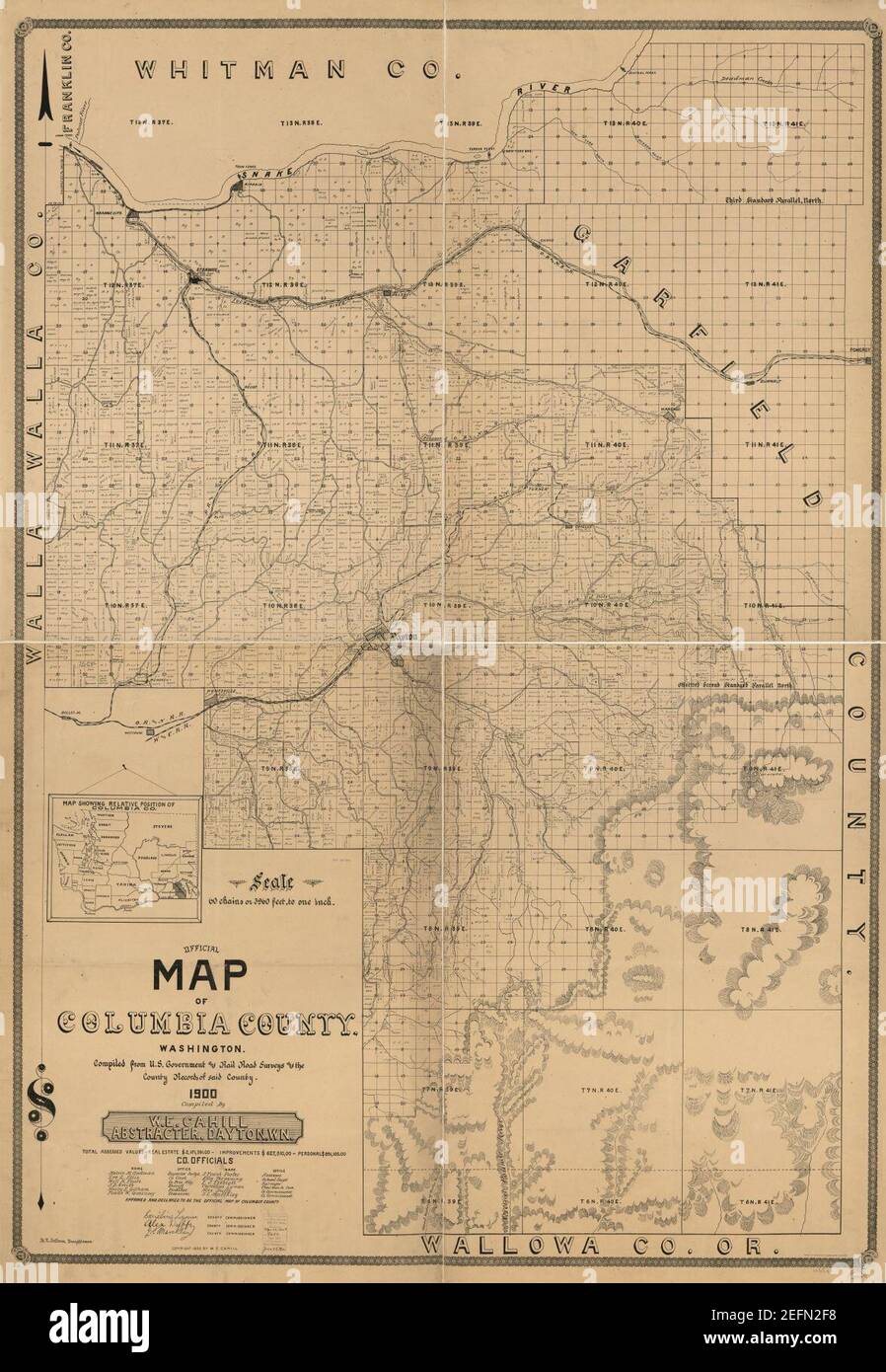 Map of columbia hi-res stock photography and images - Alamy