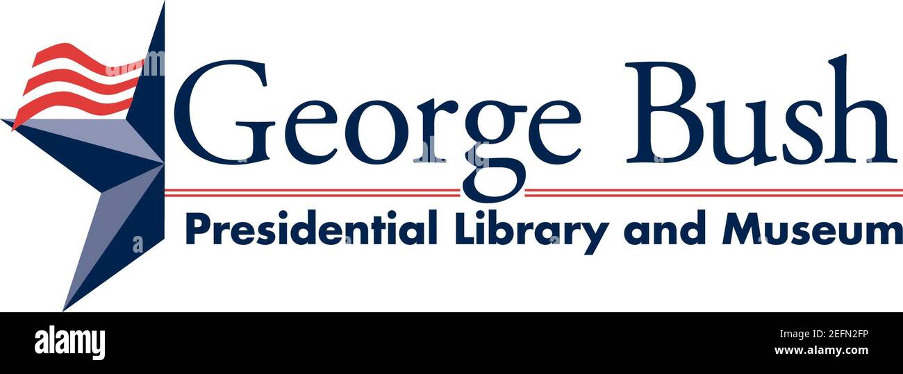 Official logo of the George Bush Presidential Library Stock Photo - Alamy