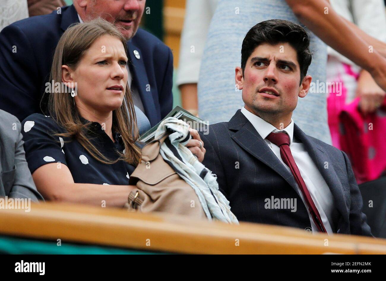 Alastair Cook And His Wife High Resolution Stock Photography and Images ...