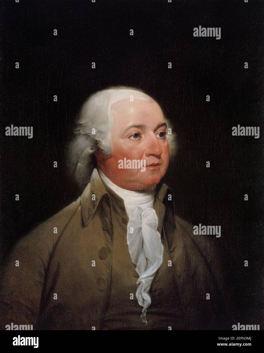 Official Presidential portrait of John Adams (by John Trumbull, circa ...