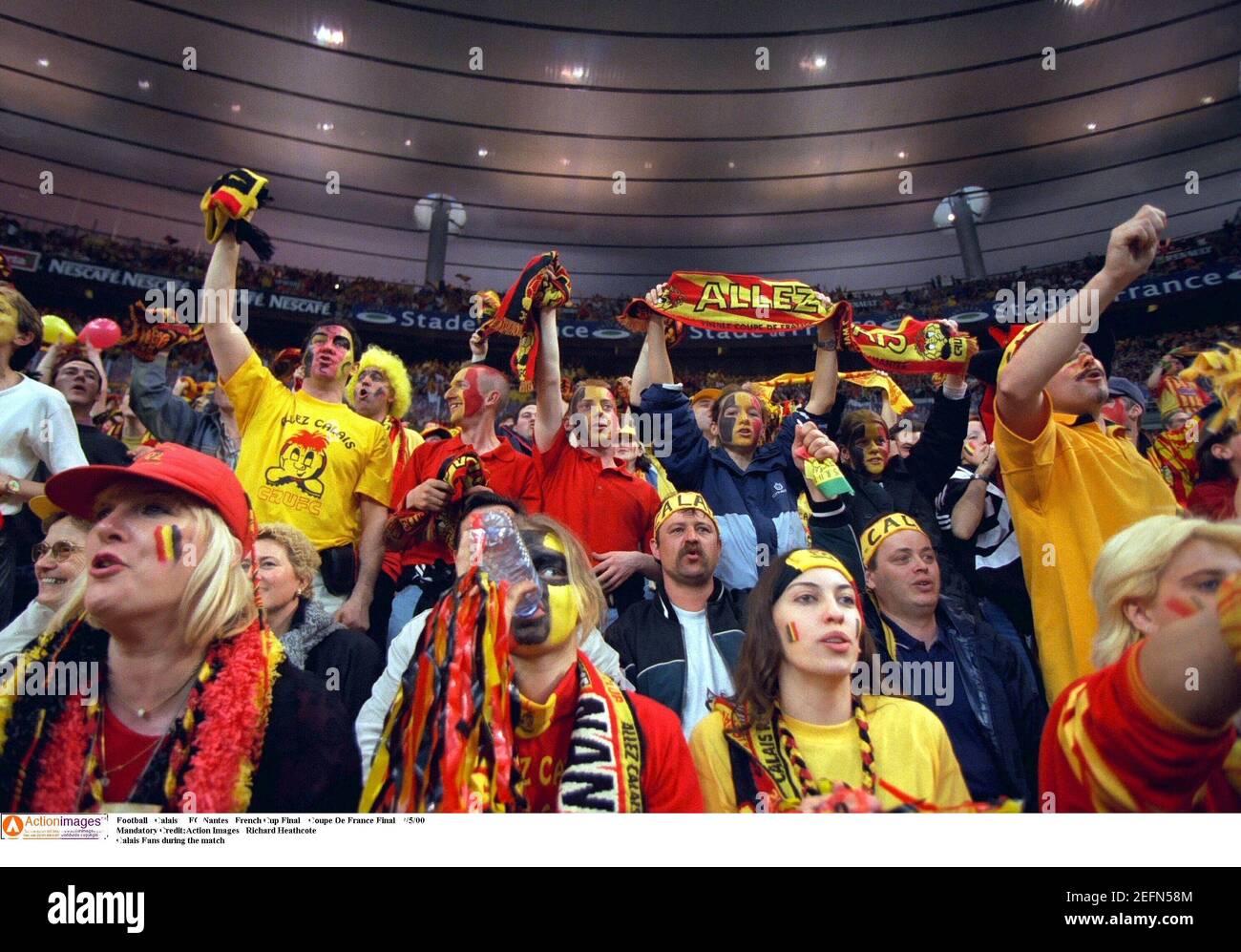 Calais fans hi-res stock photography and images - Alamy
