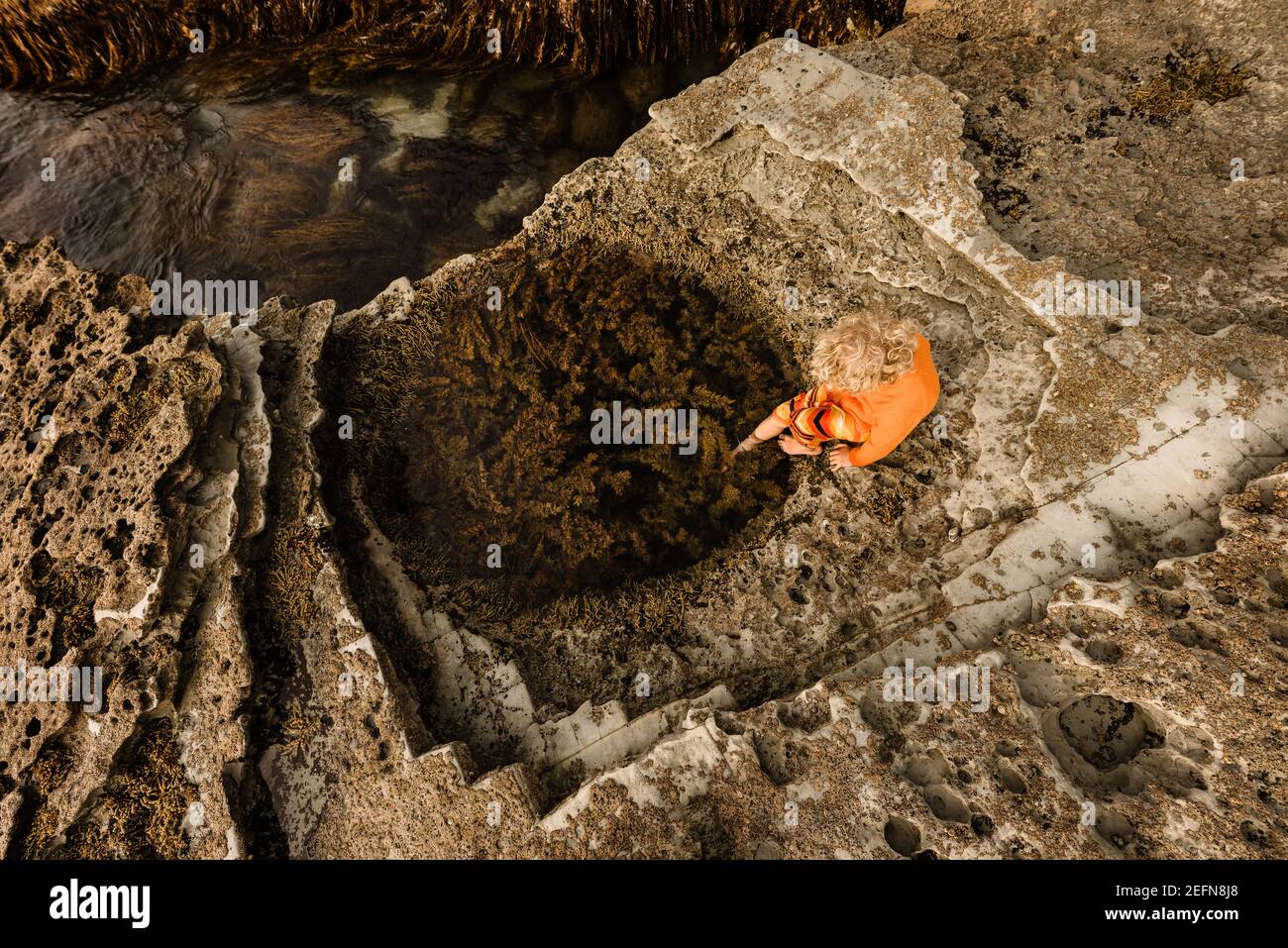 Child exploring texture hi-res stock photography and images - Alamy
