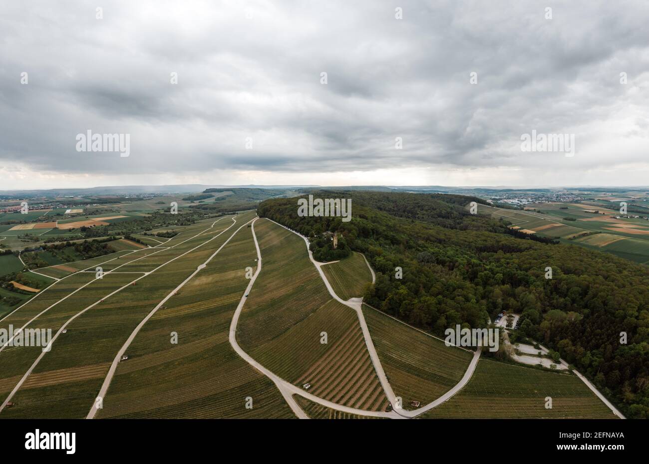 Heuchelberger Warte in national park Stromberg-Heuchelberg Germany ...