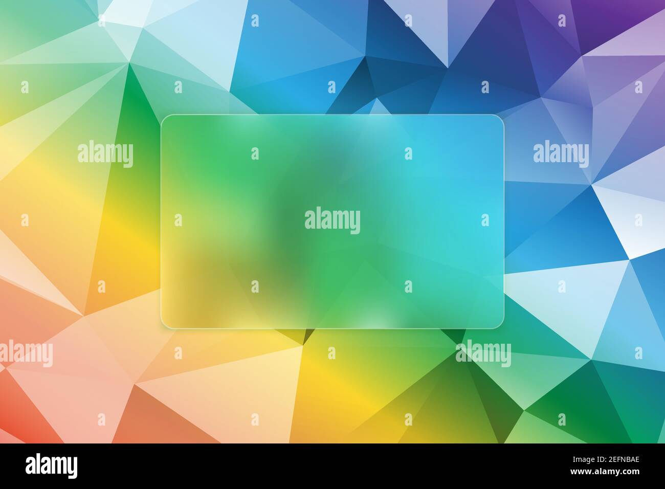 Low poly abstract multicolor vector background with plate for text ...