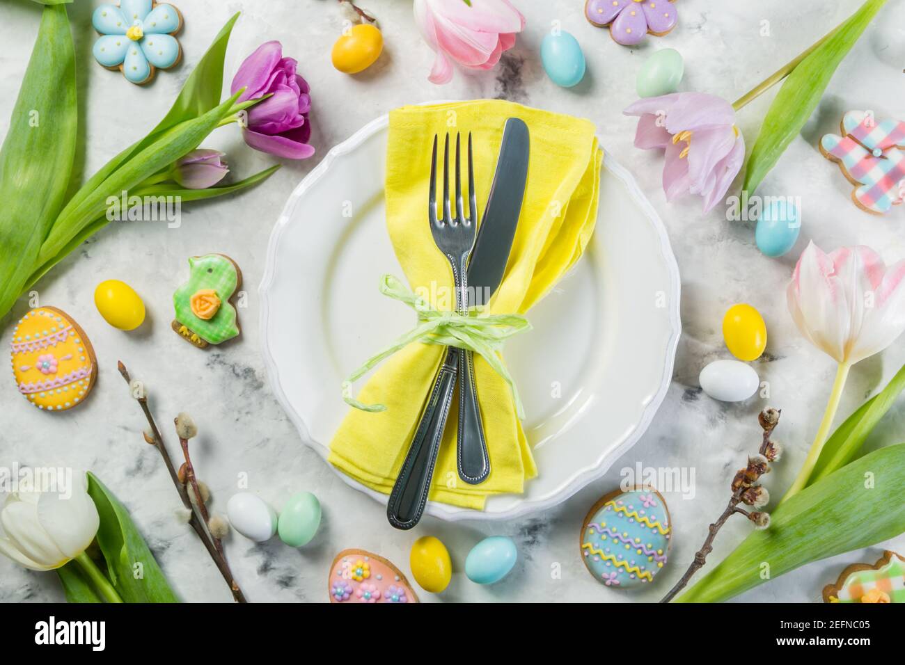 Concept easter table setting hi-res stock photography and images - Alamy