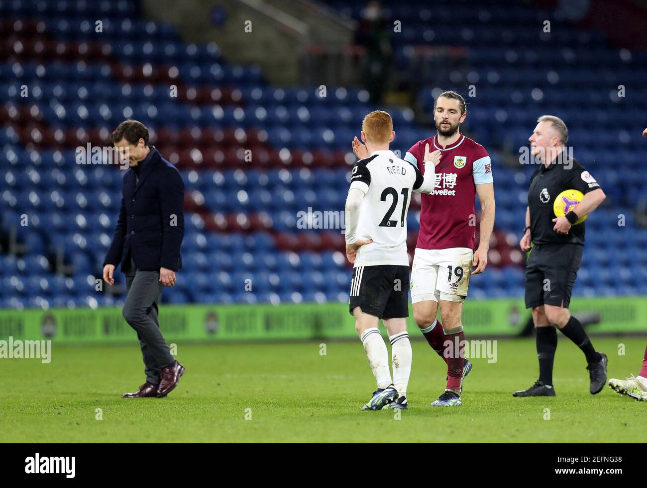 Turf Moor, Burnley, Lancashire, UK. 17th Feb, 2021. English Premier ...