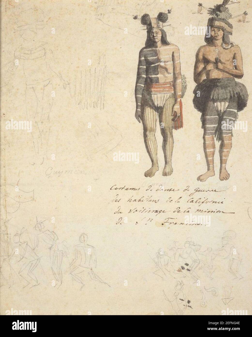 Ohlone war dance Stock Photo - Alamy