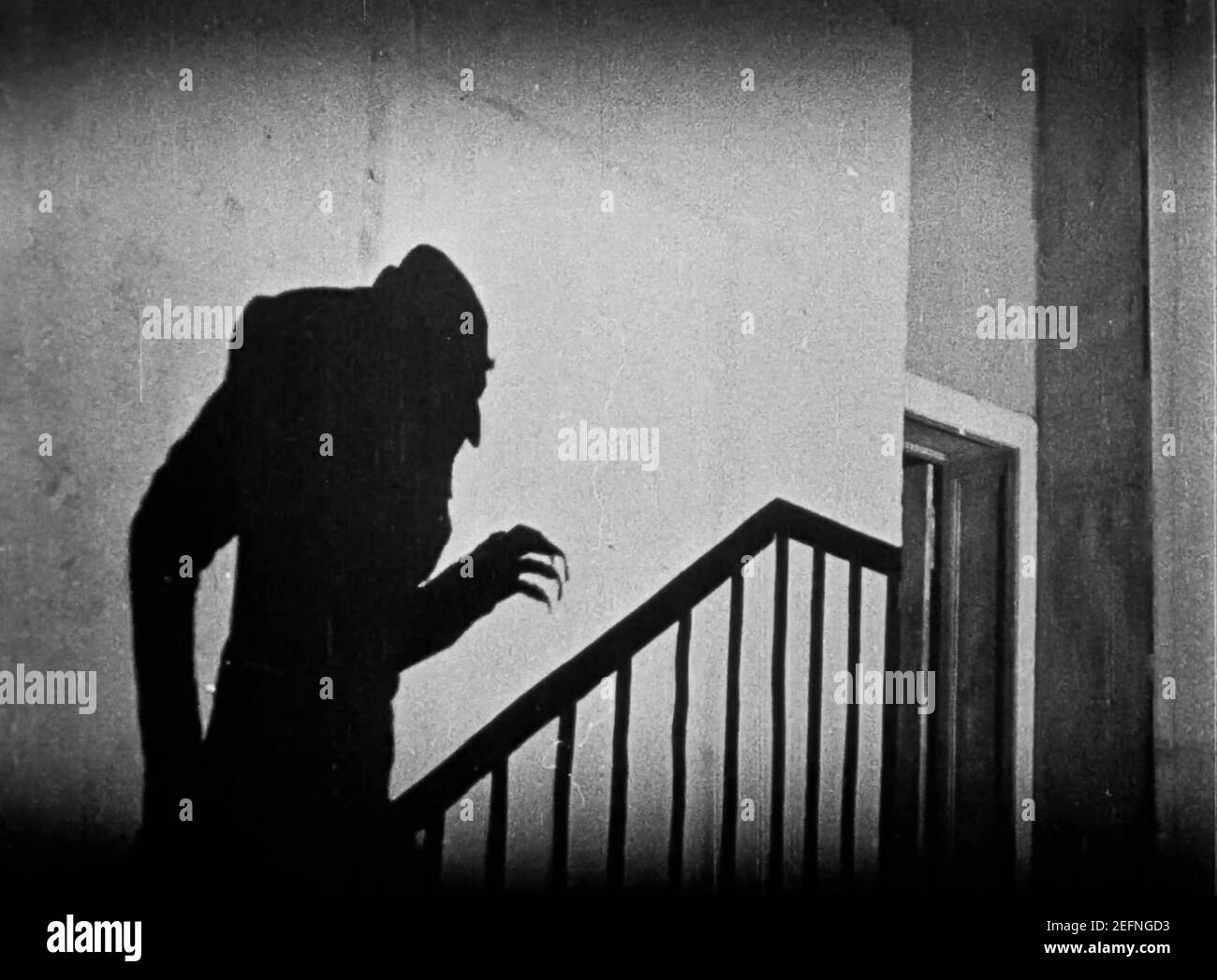 Max Schreck in a scene from the (C)Film Arts Guild film : Nosferatu ...
