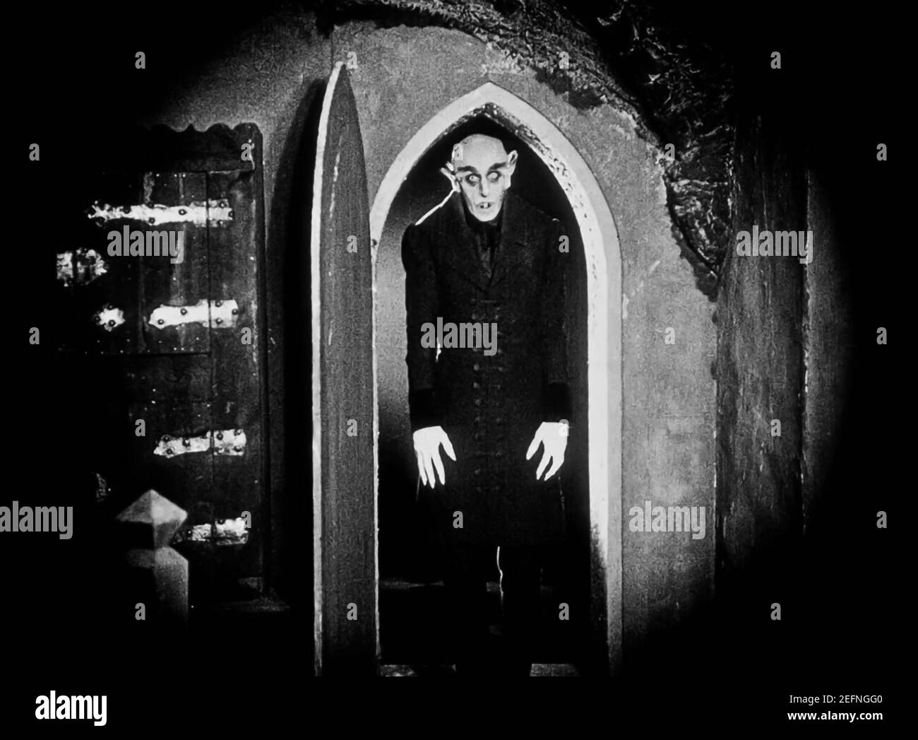 Max Schreck in a scene from the (C)Film Arts Guild film : Nosferatu ...