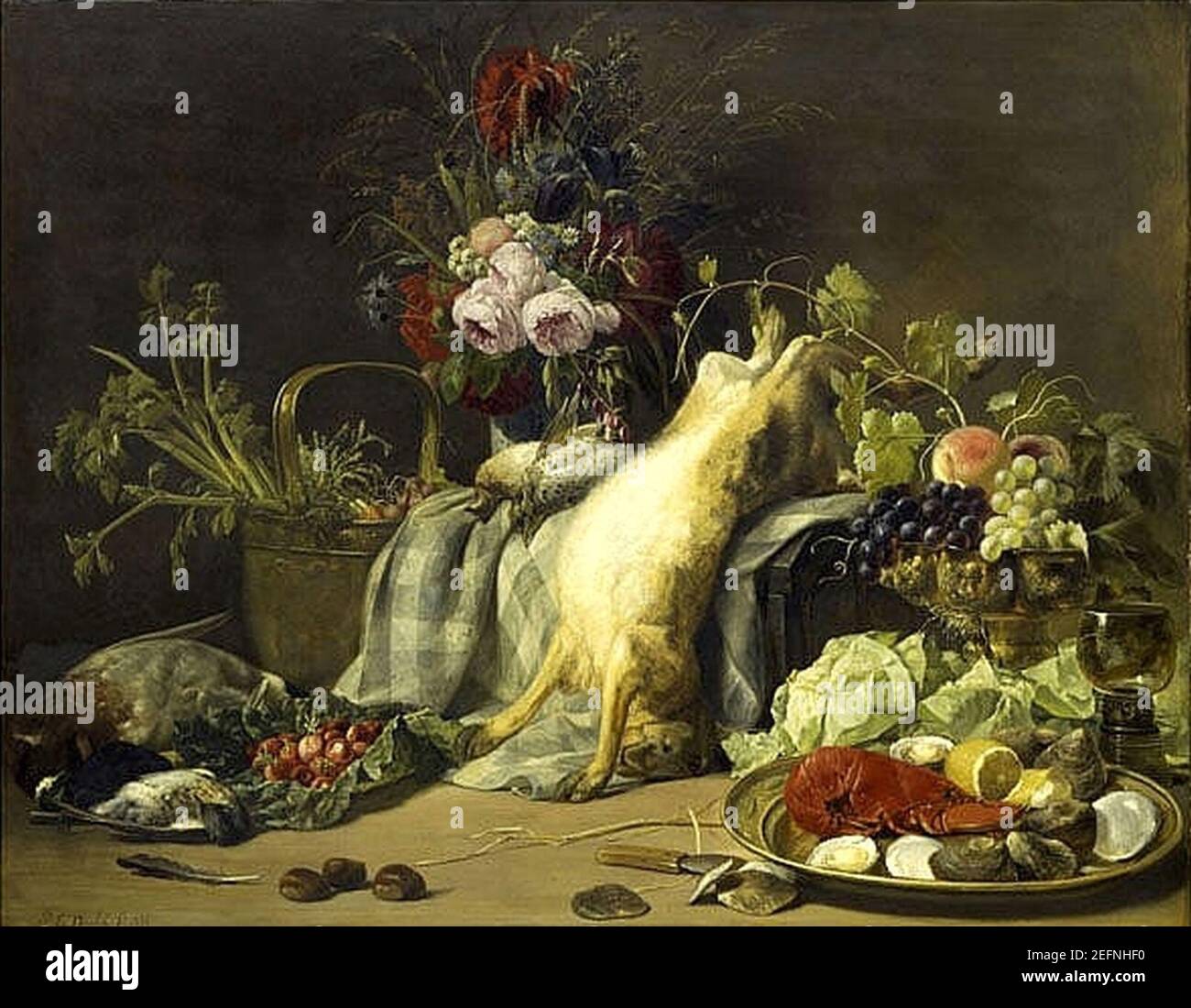 Oil painting by Paul Emile Nicolié Stock Photo - Alamy