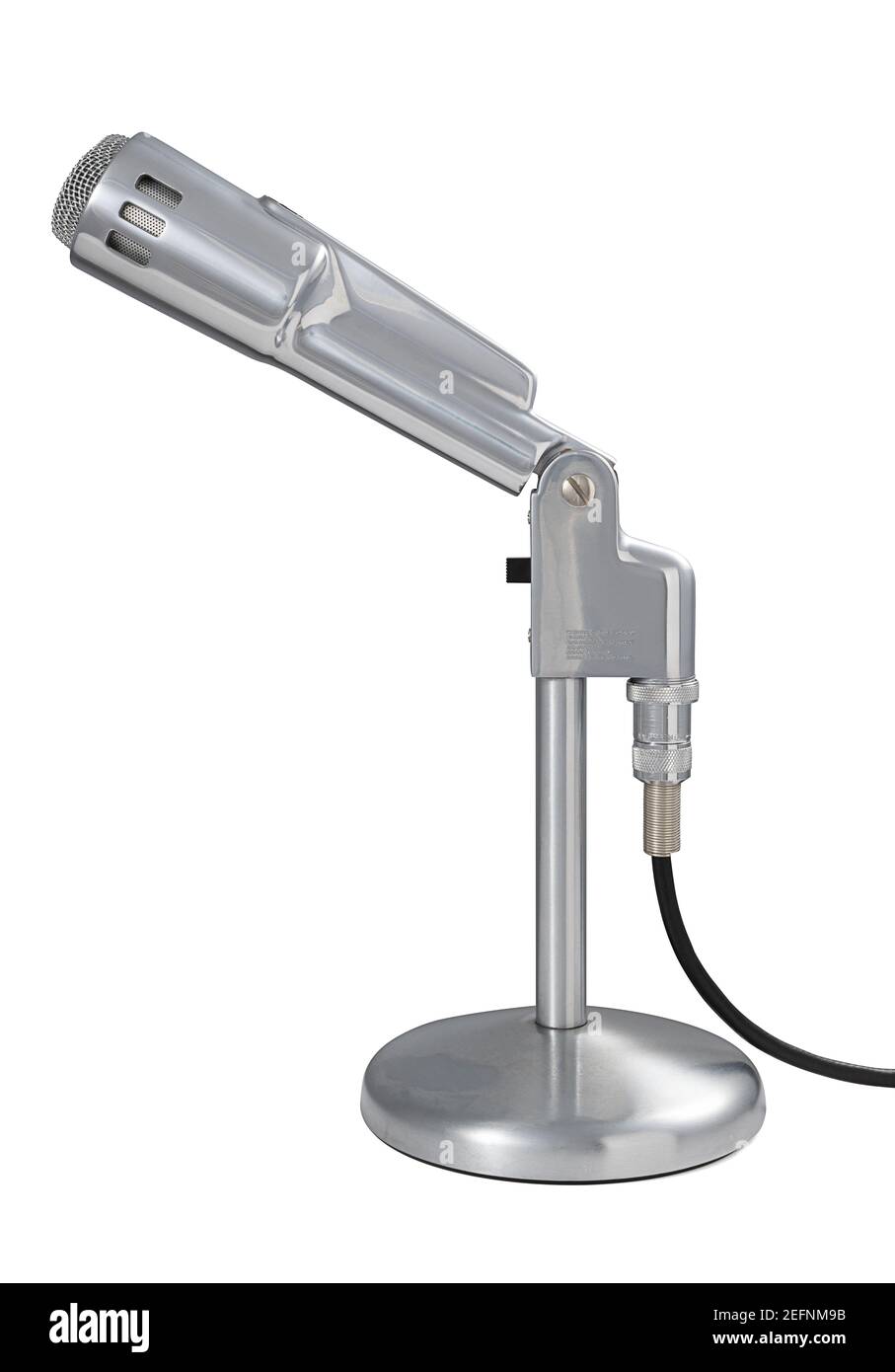 Desktop microphone from the 1960s Stock Photo - Alamy