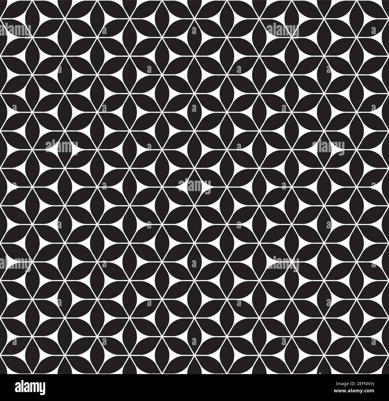 Geometric flower pattern hi-res stock photography and images - Alamy