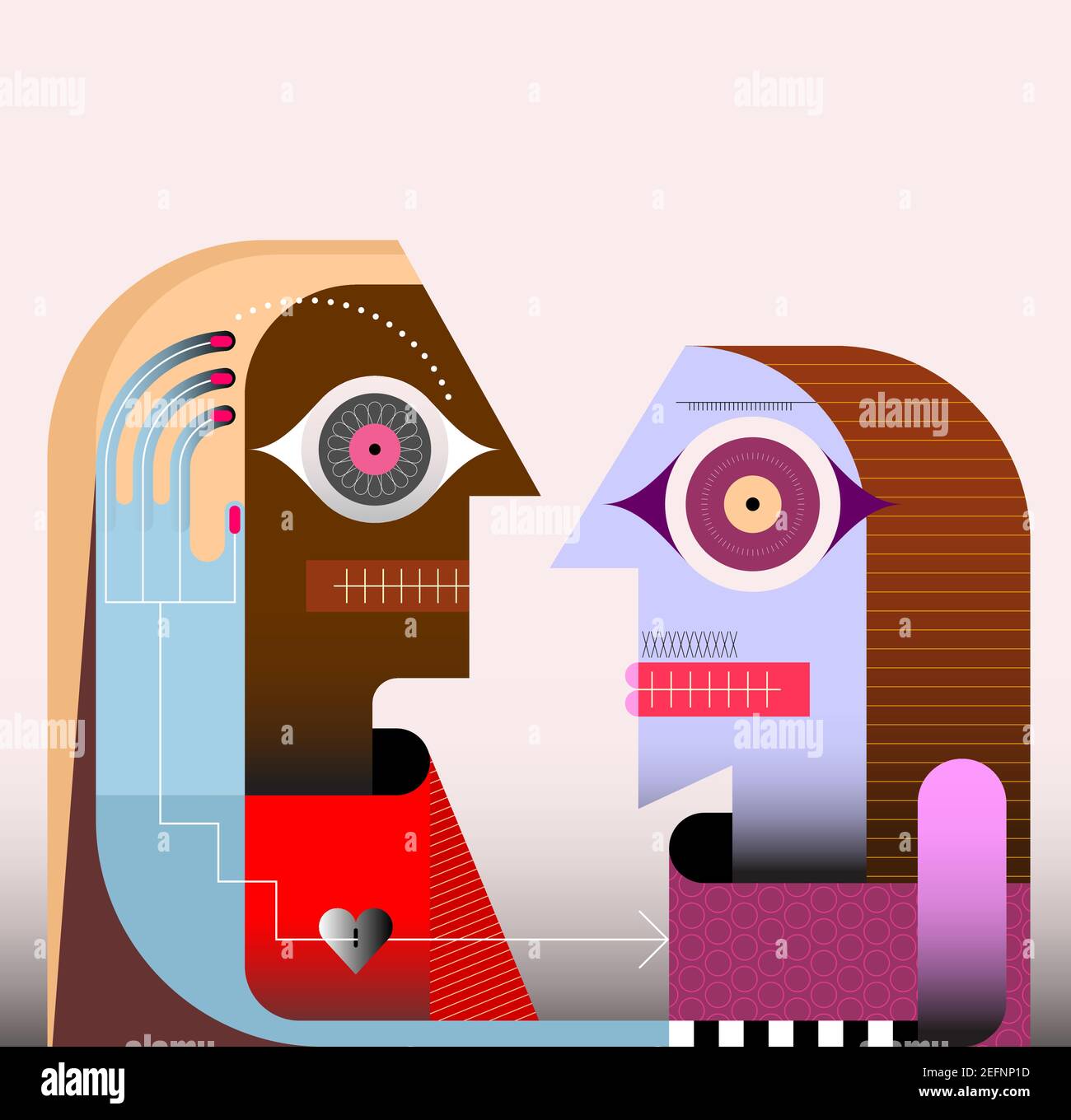Farewell scene Stock Vector Images - Alamy