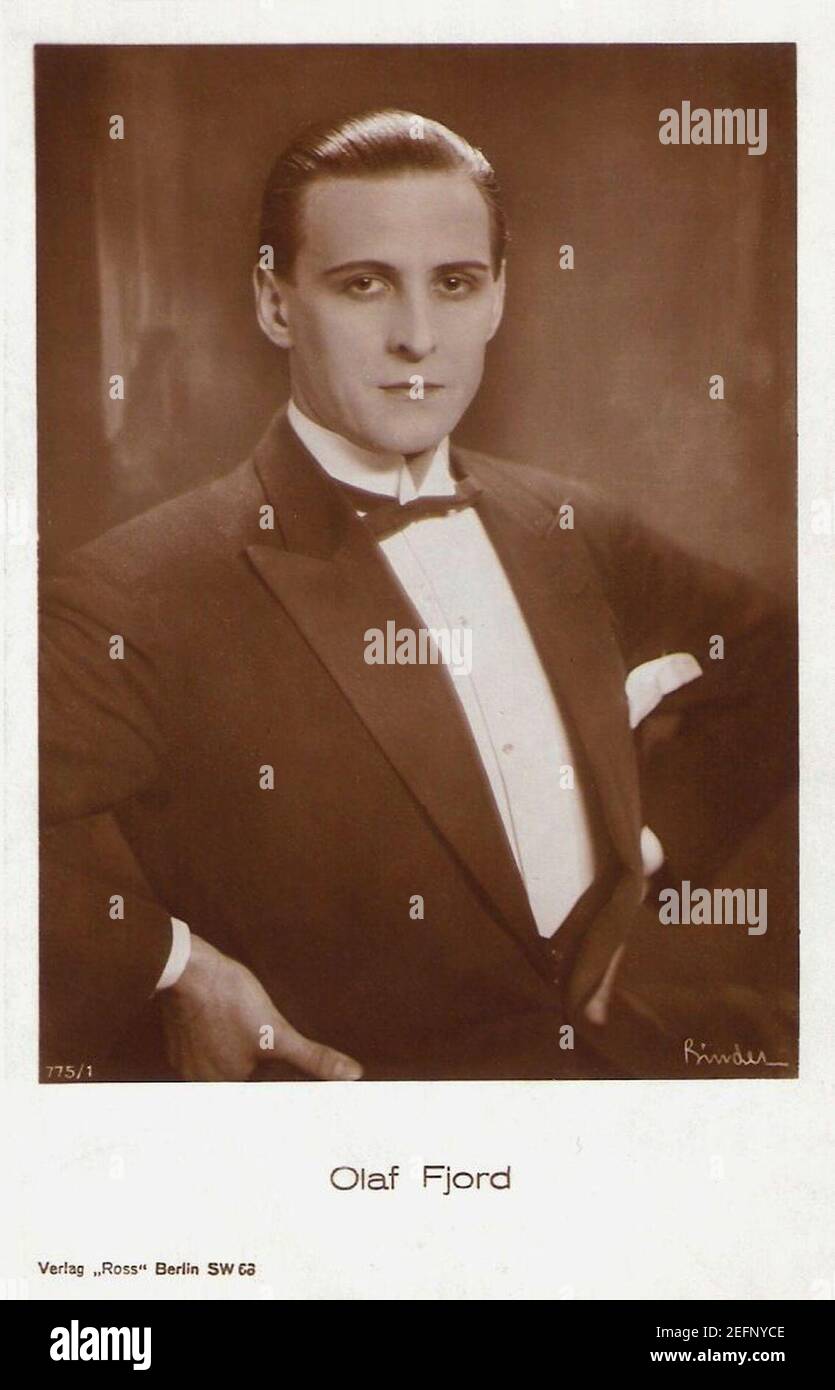 Olaf Fjord by Alexander Binder Stock Photo - Alamy