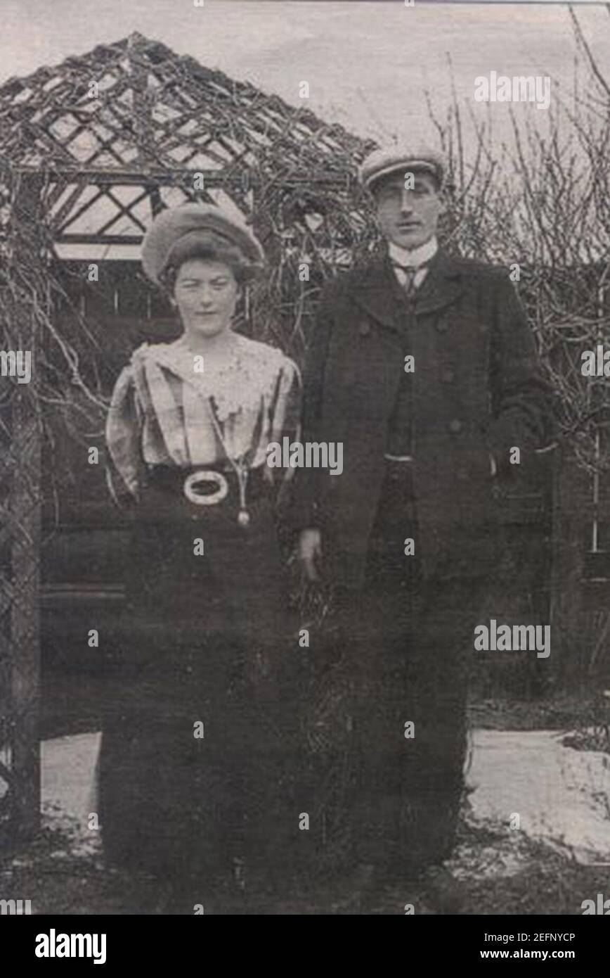 Olaf Dahler & Dagmar Ruth February 1912 Stock Photo - Alamy