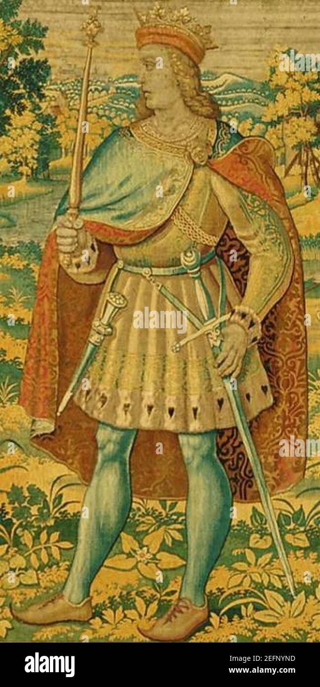 Olaf II of Denmark c 1385 Stock Photo - Alamy