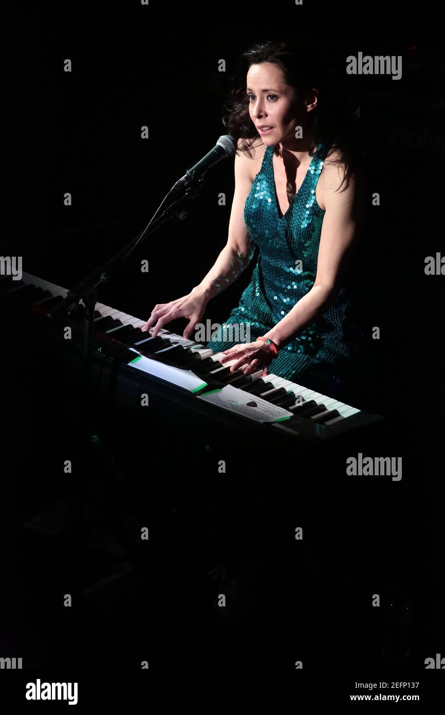 Nerina Pallot performing live on stage at the Union Chapel in north ...
