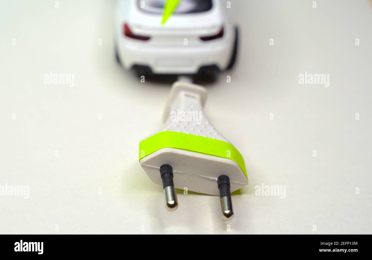 Toy car with plug hi-res stock photography and images - Alamy