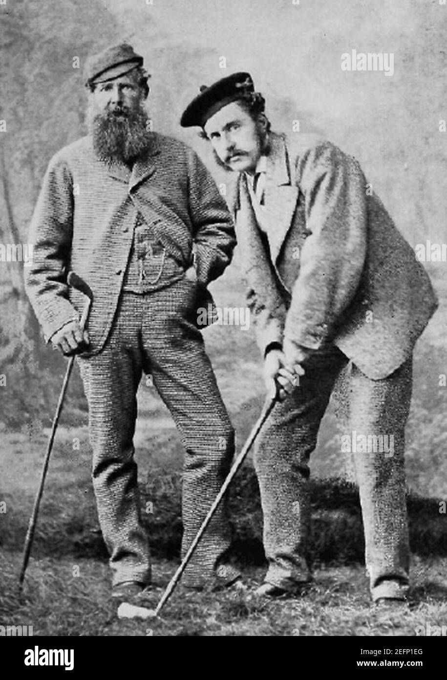 Old and Young Tom Morris Stock Photo - Alamy